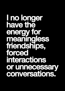 Motivational Wallpaper on Friendship: I no longer have the energy