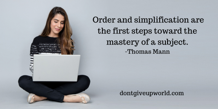 Quote on Mastery by Thomas Mann - Dont Give Up World