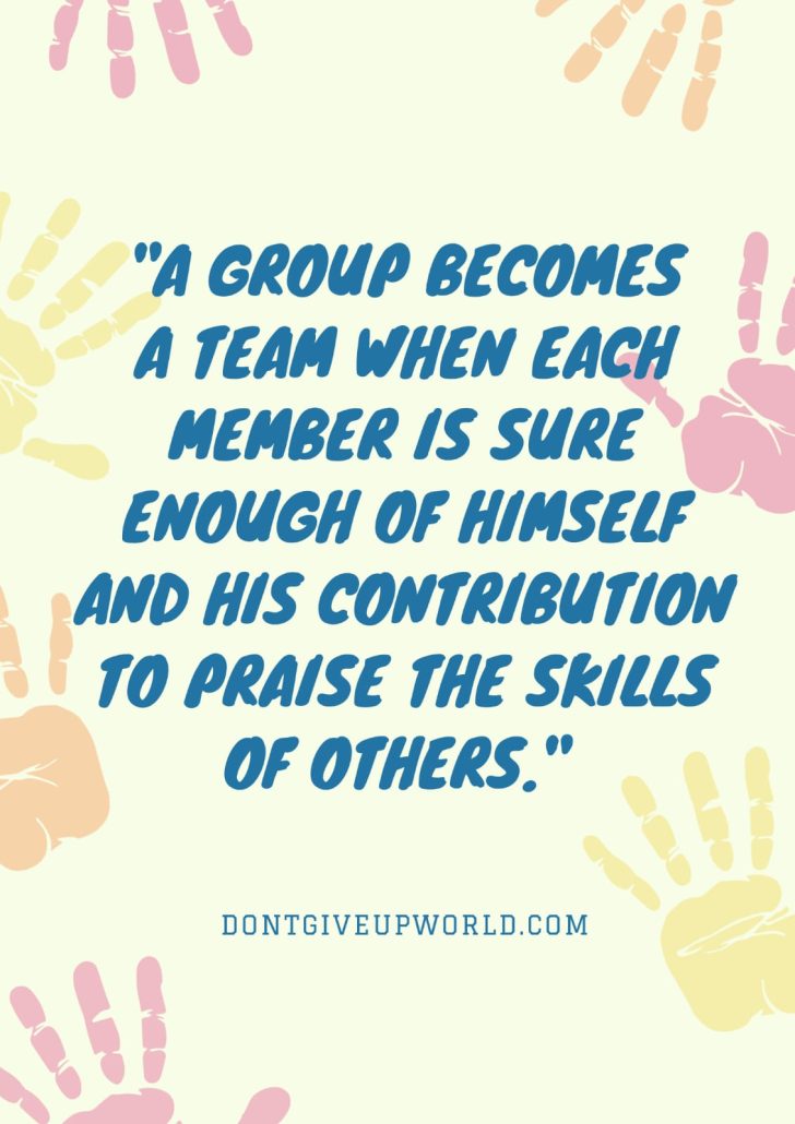 The Transformation from Group to Team - Dont Give Up World