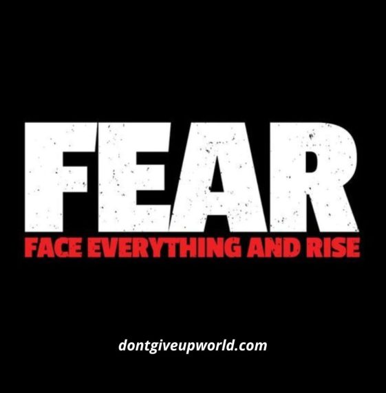 Fear - Face Everything and Rise - Dont Give Up World