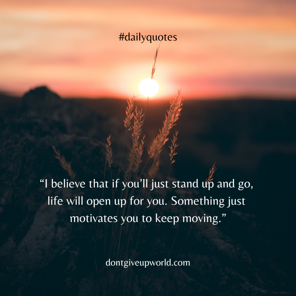 Never Give Up : Go over Go under Go around - Dont Give Up World